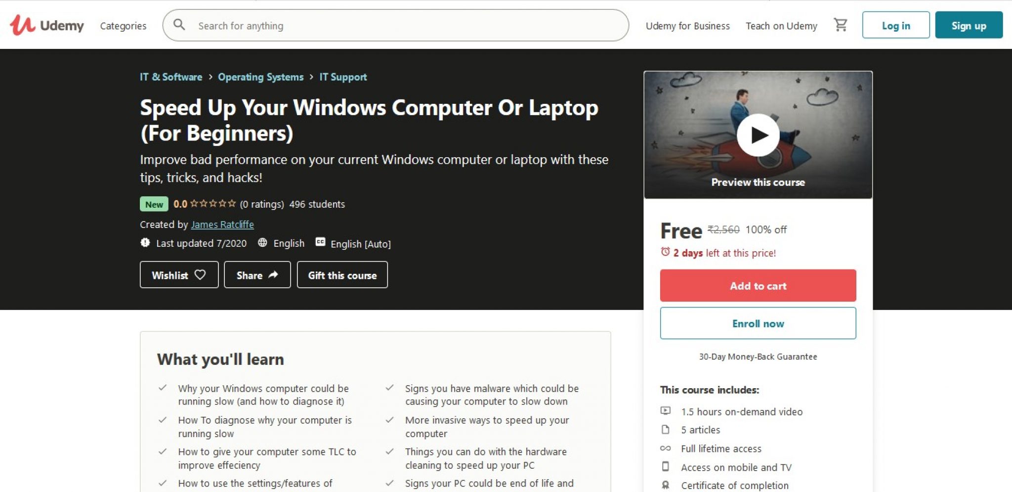 Speed Up Your Windows Computer Or Laptop - P.L.SANU